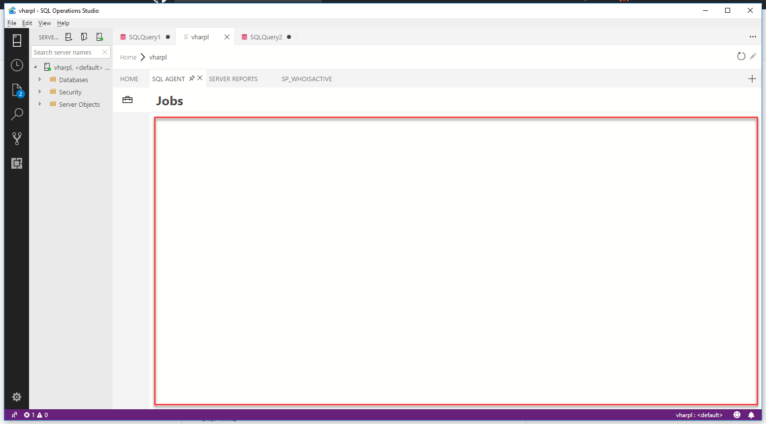 Agent fails to relayout when resized offdom · Issue #1513 · microsoft/azuredatastudio · GitHub