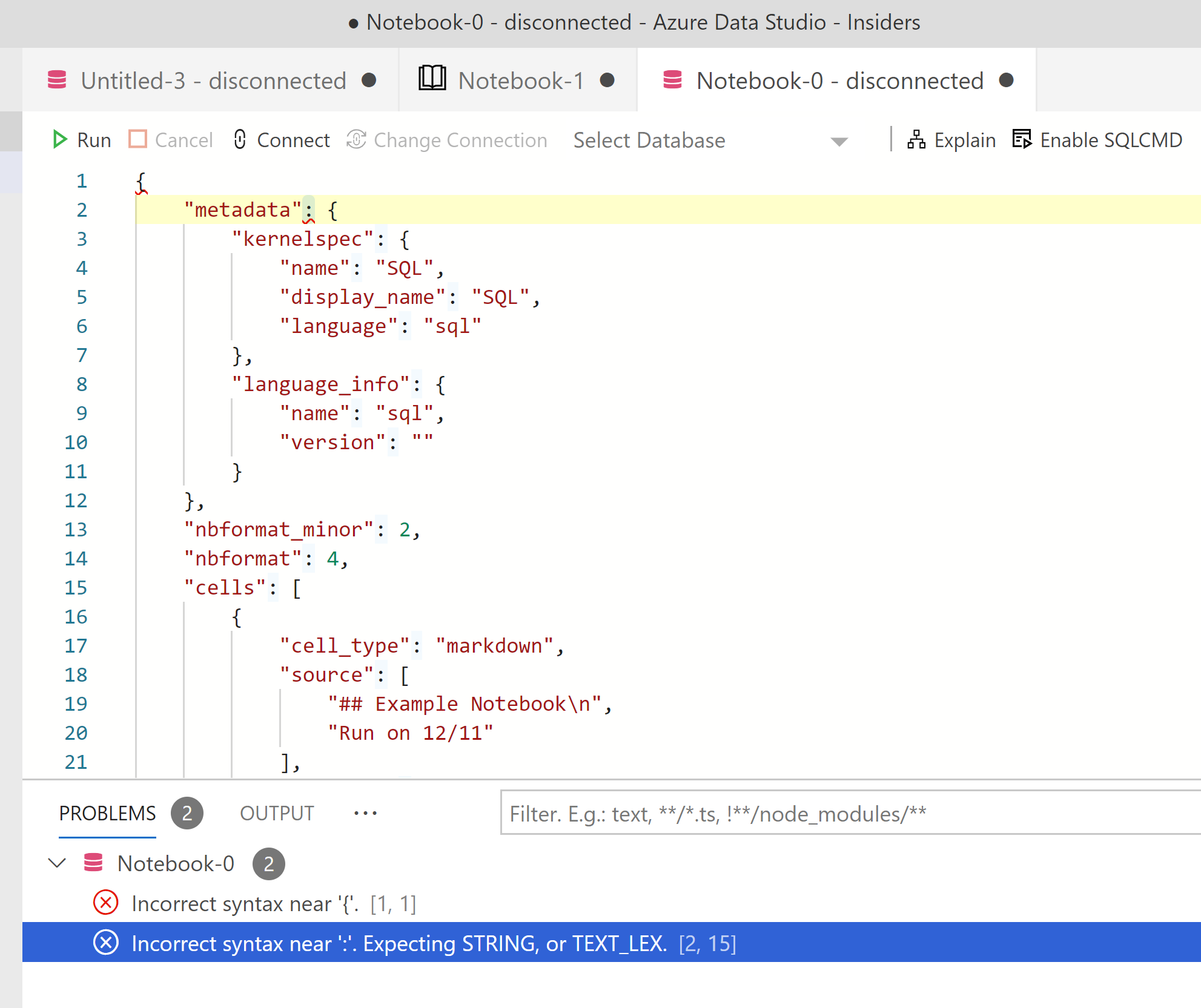 Error on recovery from hot exit for a basic notebook · Issue #8700 · microsoft/azuredatastudio ...