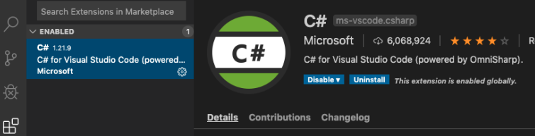 VS Code:In M1 machine on install 5.0.403 Nov Servicing SDK, Csharp-1.23 ...