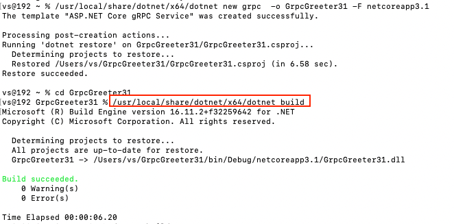 On M1 machine, build 5.0 / 3.1 Grpc project show an error: Google.Protobuf.Tools cannot ...
