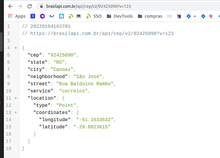 Erro em CEP válido · Issue #367 · BrasilAPI/BrasilAPI · GitHub