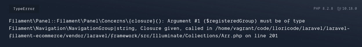 Cannot use trans in panel config after upgrade · Issue #7604 · filamentphp/filament · GitHub