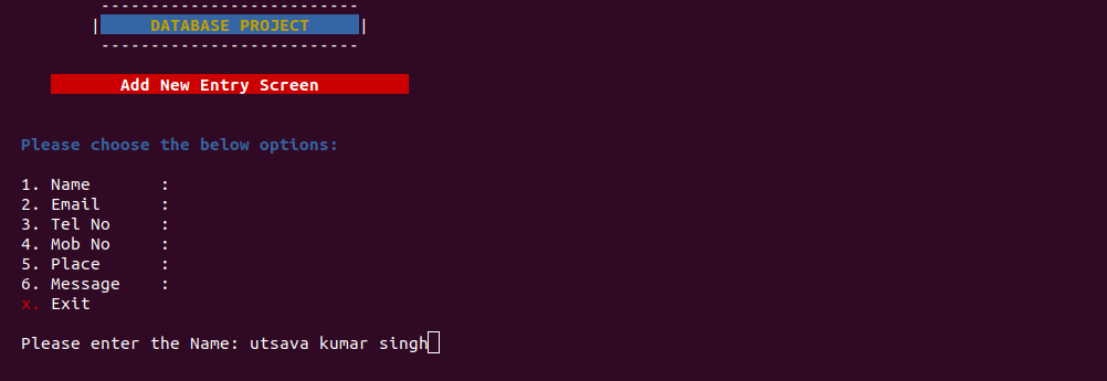 GitHub - UtsavaSingh/Command-Line-Database-Tool: Database is a BASH ...