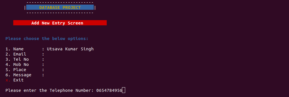 Github Utsavasinghcommand Line Database Tool Database Is A Bash Shell Based Tool That Is