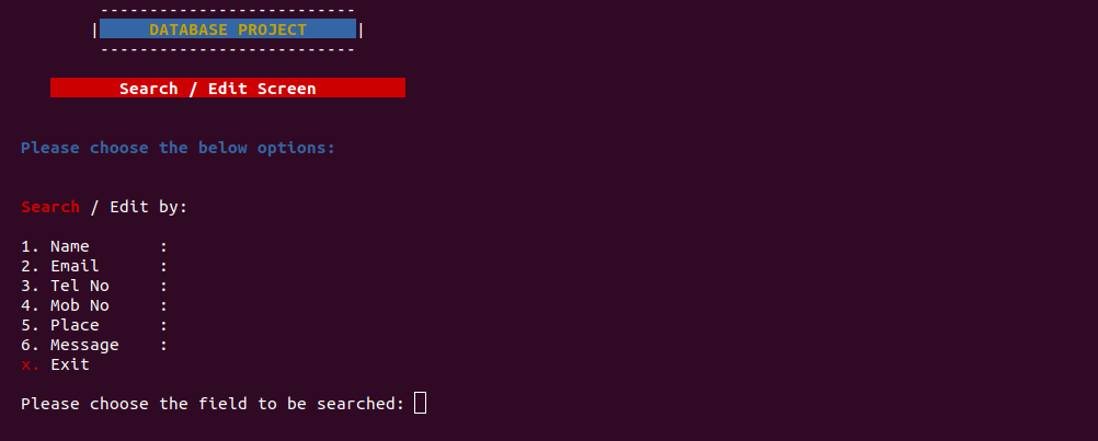 GitHub - UtsavaSingh/Command-Line-Database-Tool: Database is a BASH ...