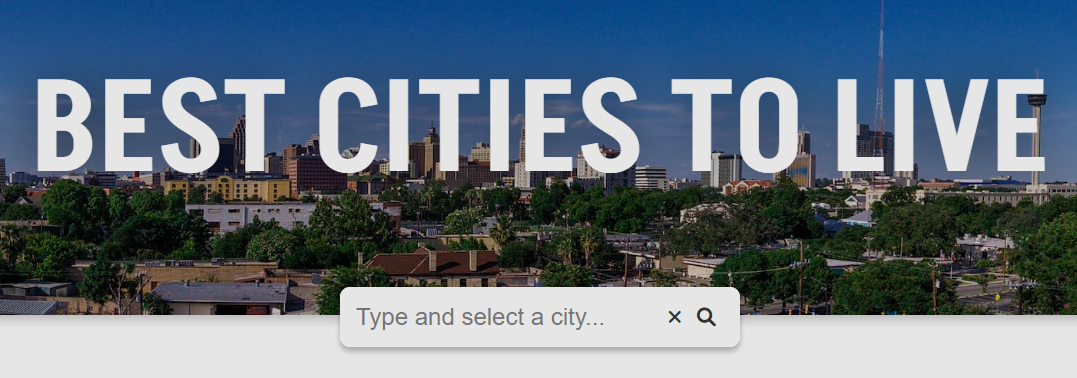 GitHub - cristopherturazza/S2I-JS-Advanced: Best Cities To Live