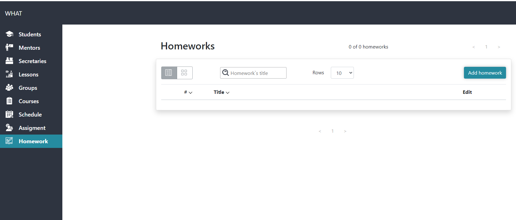 Add url of homework list Backend · Issue #633 · ita-social-projects/what-front · GitHub