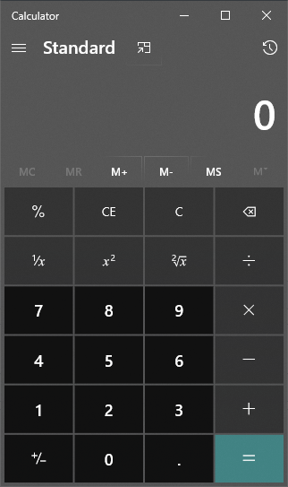 GitHub - mikael-zakaria/standart-calculator-based-on-windows-10 ...
