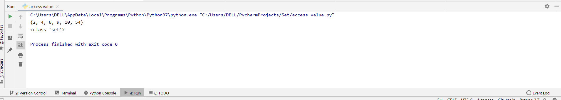 Github Muktai Suryawanshiset In Python Set Access Value Add Method Create Set Discard