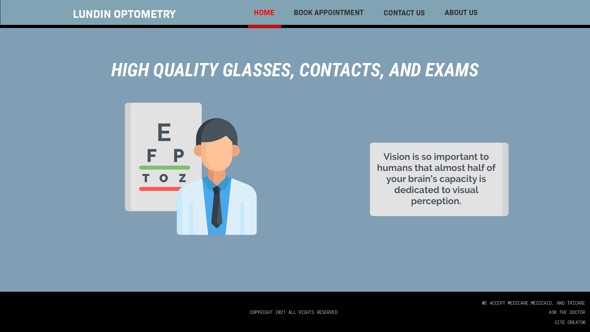 GitHub - Tyler-Lundin/lundin-optometry: Website for Dr. Lundin
