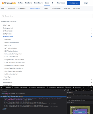 Docs feedback: Widths between 970px and 982px rendor poorly · Issue #33546 · grafana/grafana ...