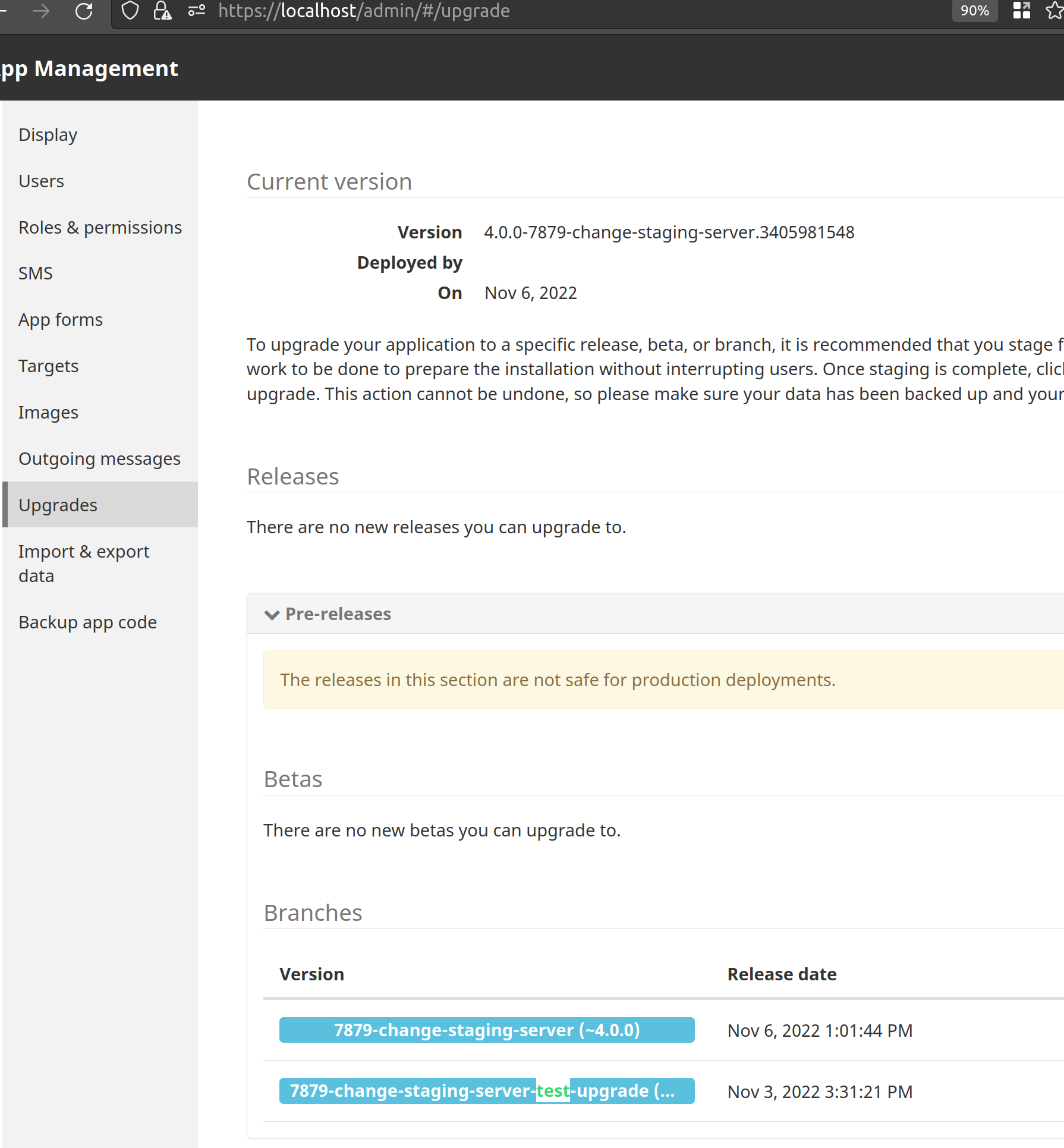 Switch staging server to a different URL due to breaking change · Issue #7879 · medic/cht-core ...
