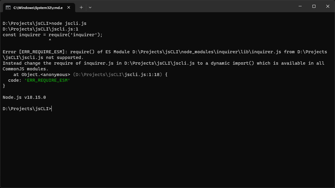 inquirer.prompt(...).then is not a function · Issue #1256 · SBoudrias/Inquirer.js · GitHub