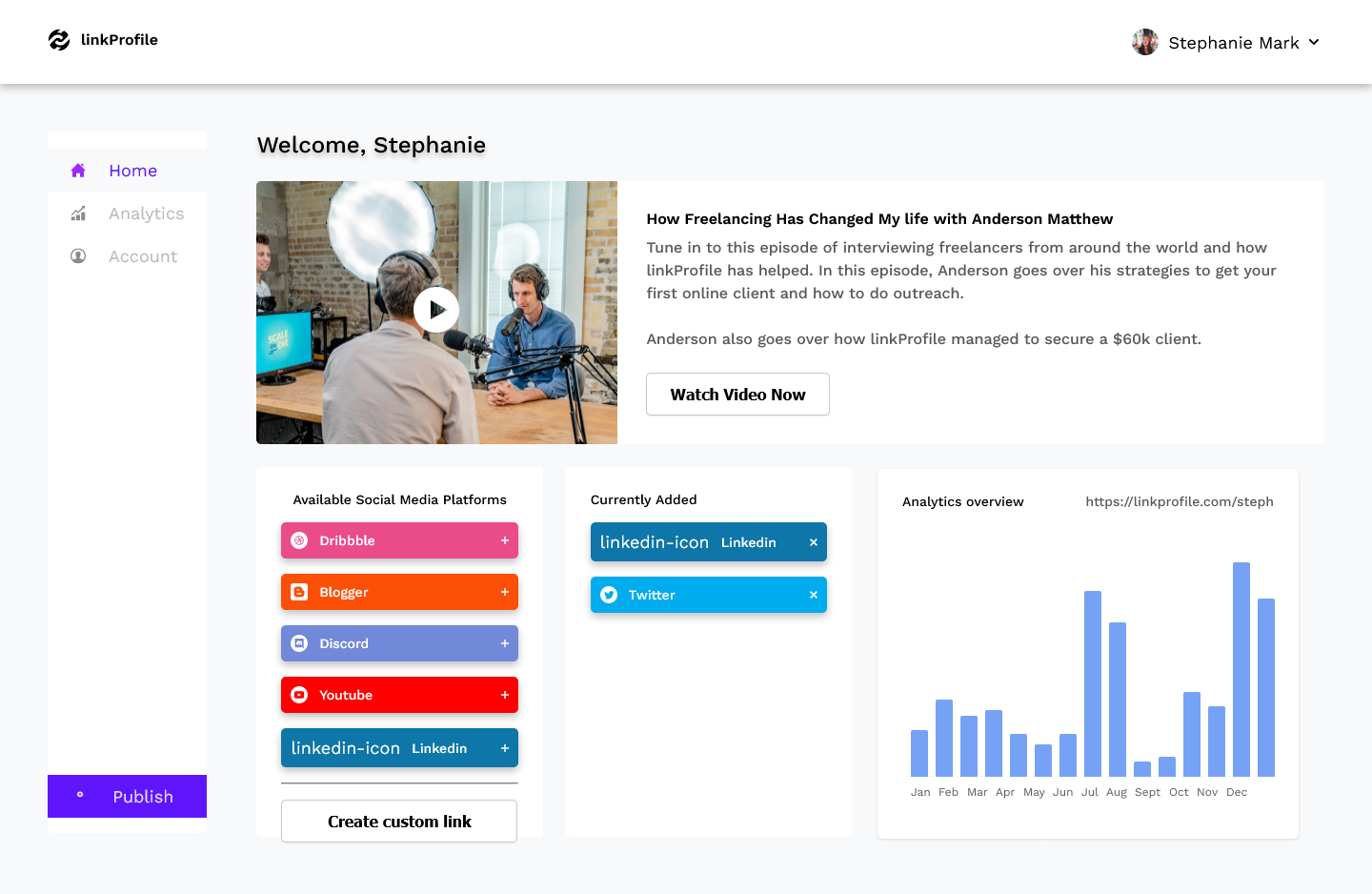 GitHub - bc464/link-profile-starter