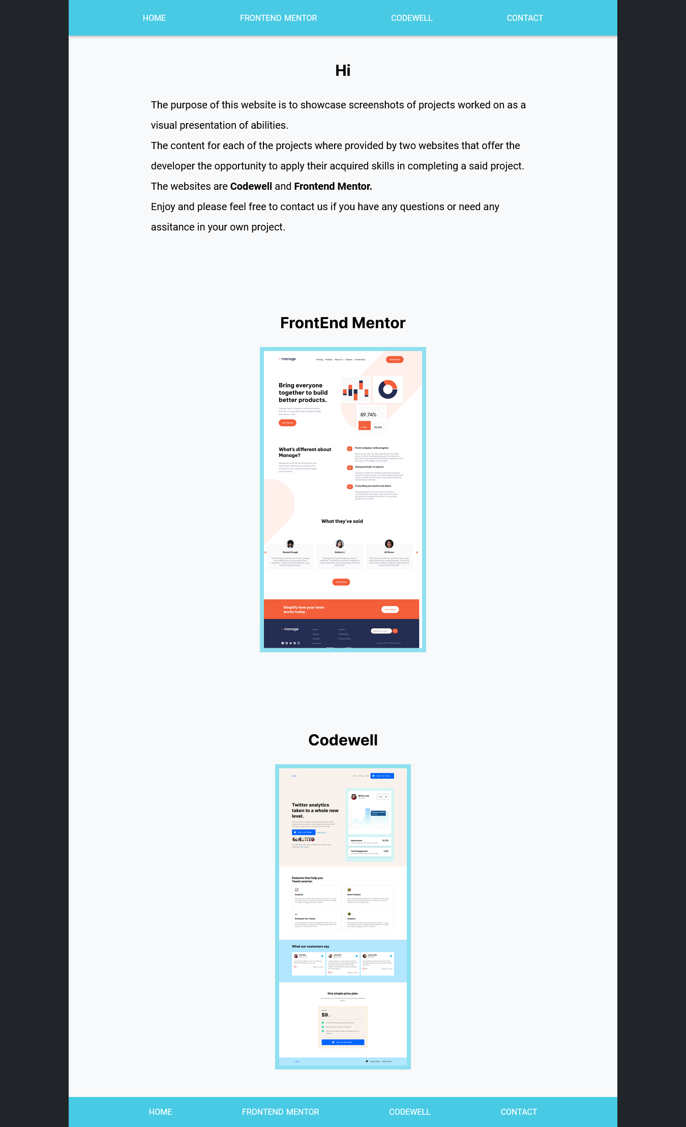 GitHub - bc464/website-profile-project