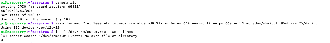 Can't get it to work with P4B board revision c03112 · Issue #55 · raspberrypi/raspiraw · GitHub