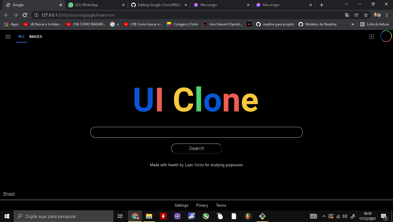 GitHub - luanvictorms/Google-Clone