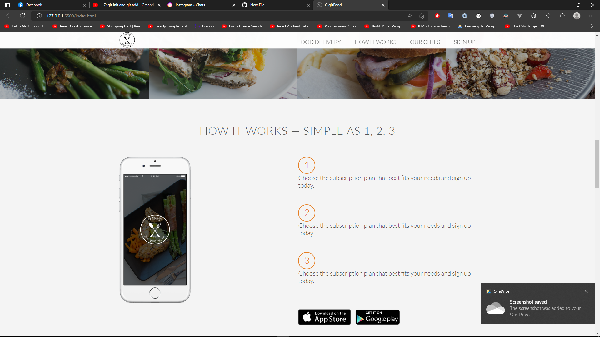 GitHub - gigi-beridze/food-website