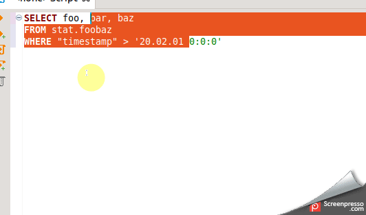 Broken selection in SQL Editor · Issue #11205 · dbeaver/dbeaver · GitHub