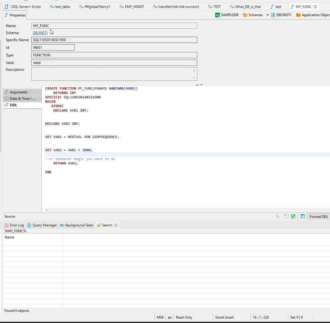 Metadata Search Doesnt Work For Procedures Or Functions In Db2 · Issue 13063 · Dbeaverdbeaver 2853