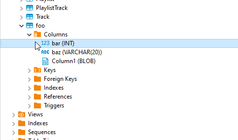Create column button is absent in some cases for SQLite · Issue #13095 · dbeaver/dbeaver · GitHub