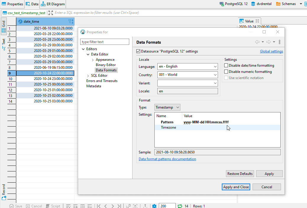 Wrong timestamp formatting with time zone settings · Issue #13484 · dbeaver/dbeaver · GitHub