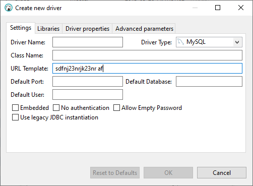 Allow changing the URL Template in the Driver Manager only for drivers ...