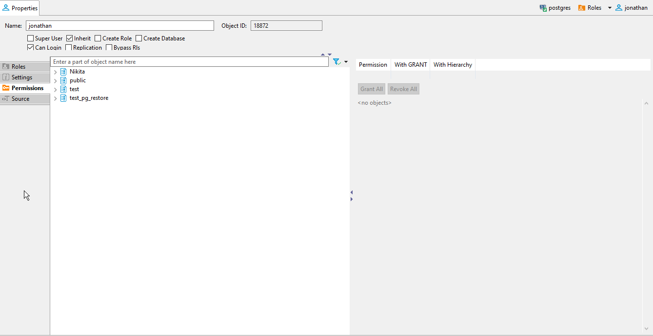 Add database layer in role permissions · Issue #14703 · dbeaver/dbeaver · GitHub