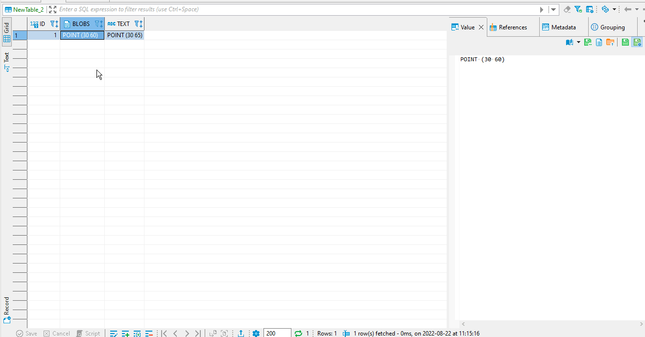 Can't change SRID for BLOB columns with geometry data · Issue #17411 · dbeaver/dbeaver · GitHub