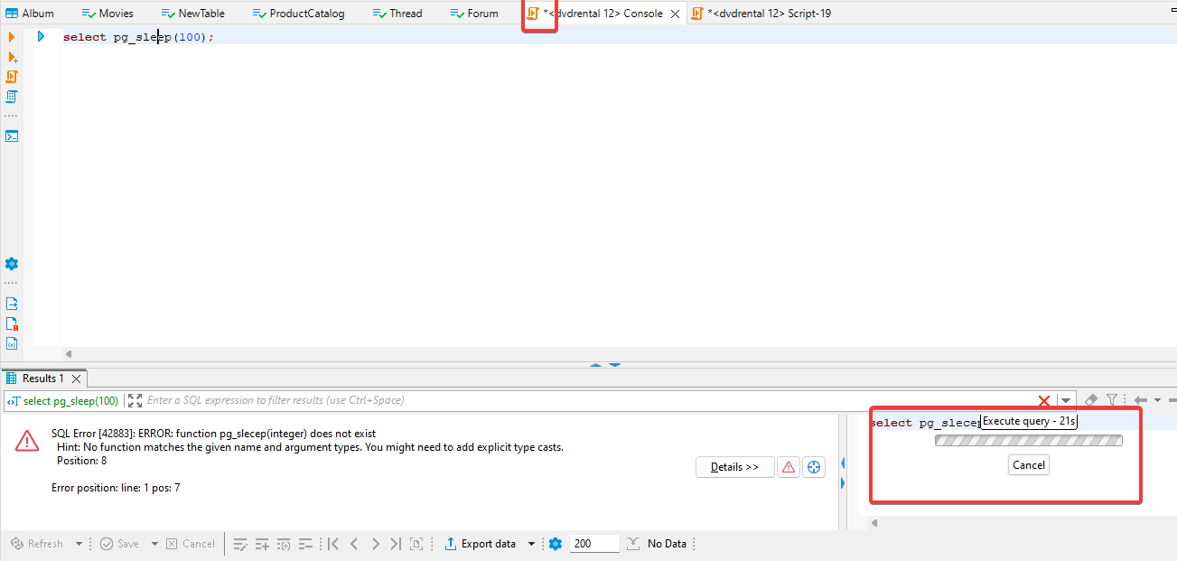 Query Status Not Showing On Next Query Execution After An Error · Issue 19613 · Dbeaverdbeaver 
