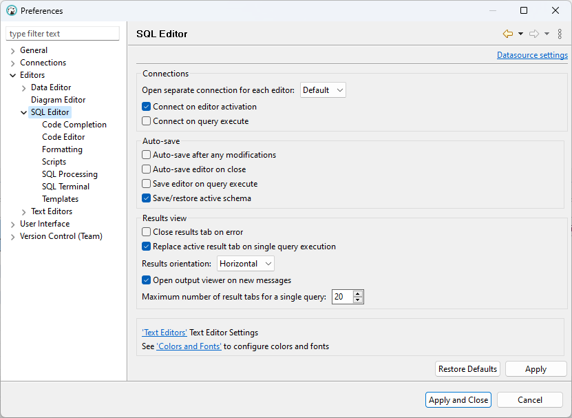 Dbeaver Is Unable To Recover From An Error In Sql Query New Sql Query Is Required · Issue
