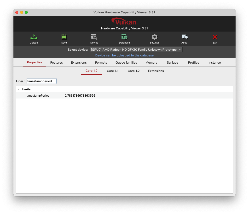 Inconsistent timeStampPeriod in vulkanCapsViewer for non-Apple GPUs · Issue #2040 · KhronosGroup ...