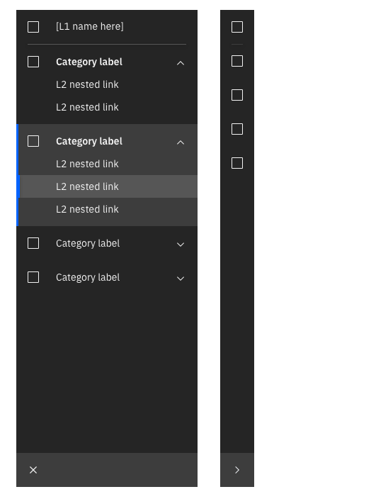 UI Shell: collapsible categories · Issue #1102 · carbon-design-system ...