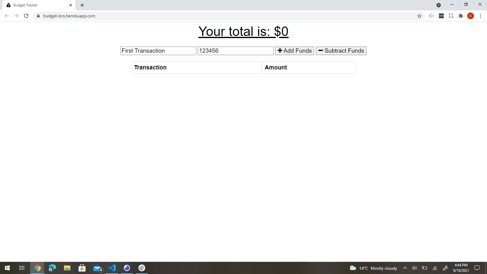 GitHub - Clayton-Andersen/budget-tracker