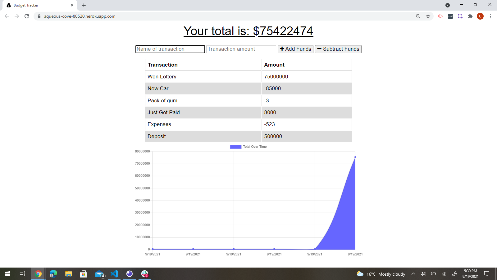 GitHub - Clayton-Andersen/budget-tracker