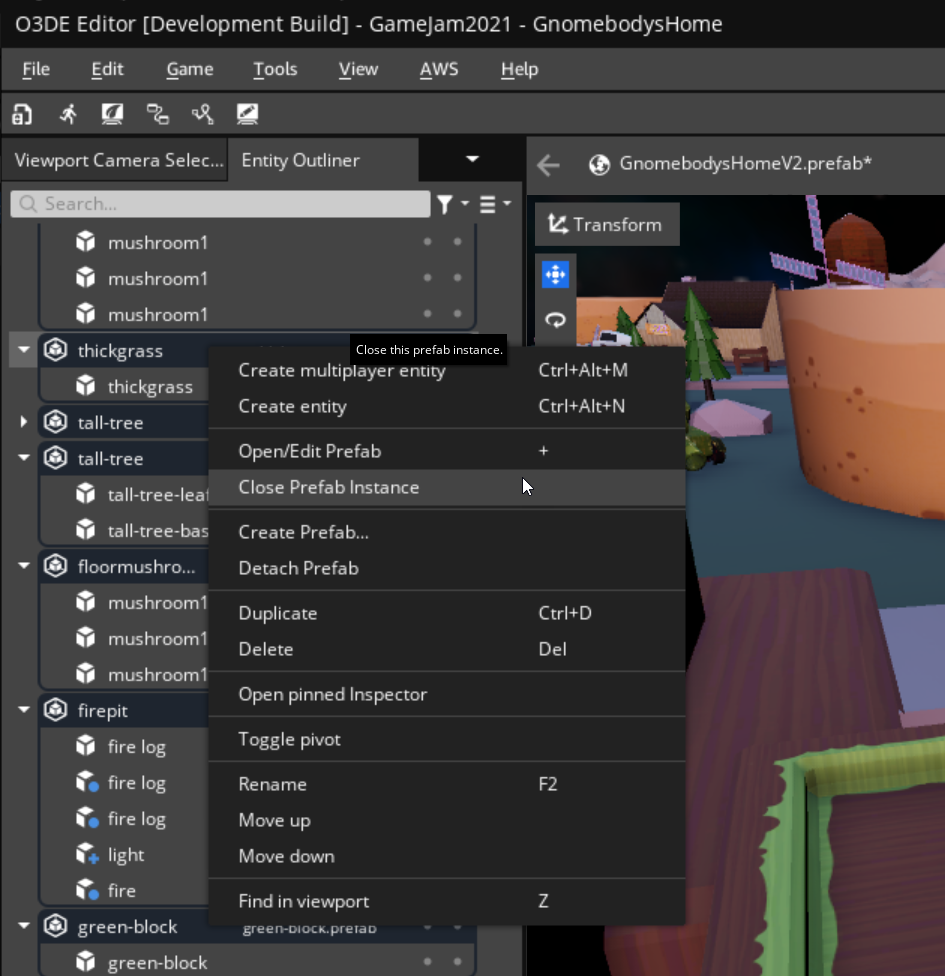 Prefab bug - Right click option - "Close Prefab Instance" remove - not working · Issue #15035 ...