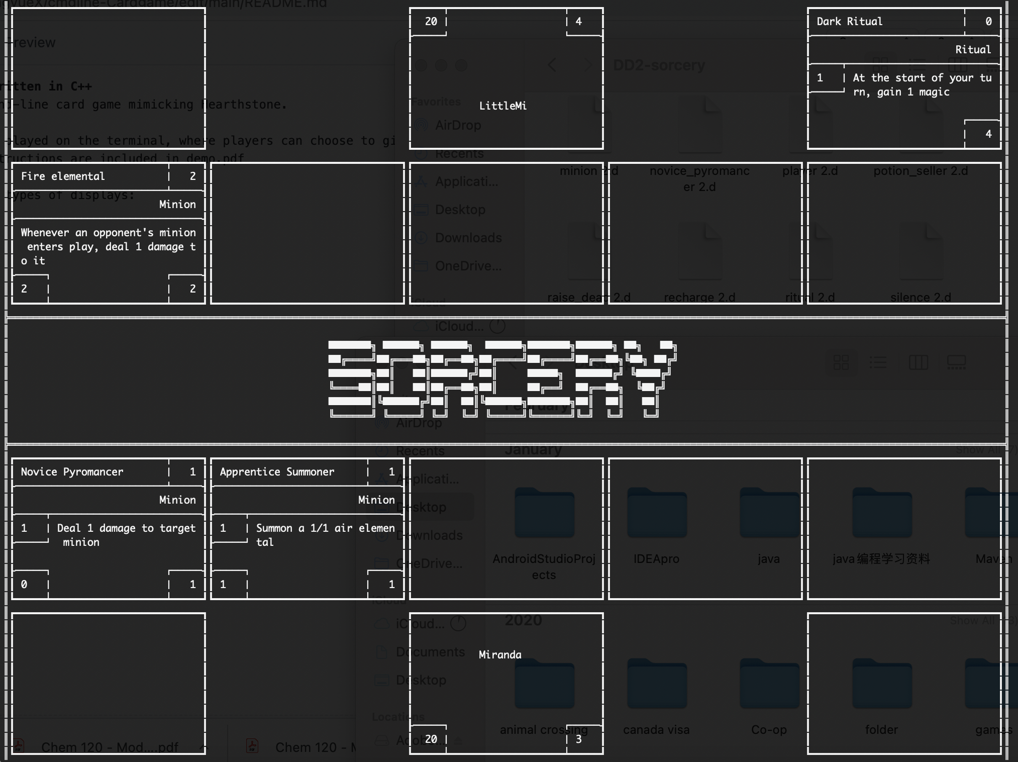 GitHub - MingyueX/cmdline-Cardgame: Simple command-line game mimicking ...