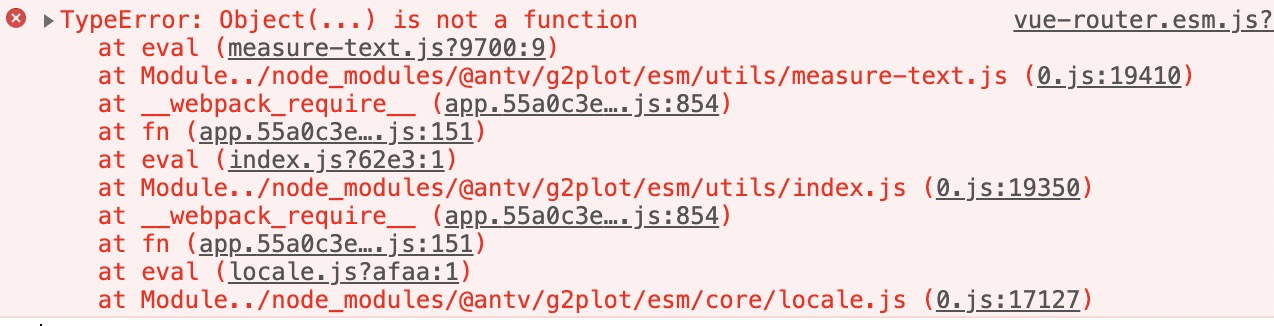 🐛 [BUG] Object(...) is not a function · Issue #2659 · antvis/G2Plot · GitHub