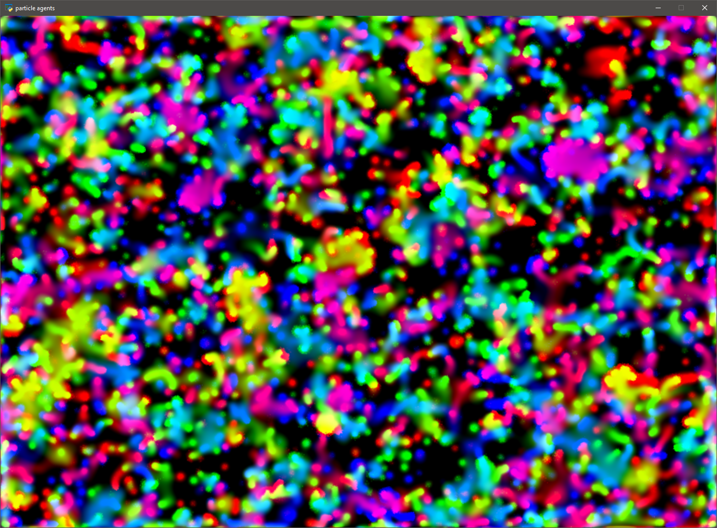 GitHub - cromachina/particle-agents: A graphics demo based on Sebastian ...
