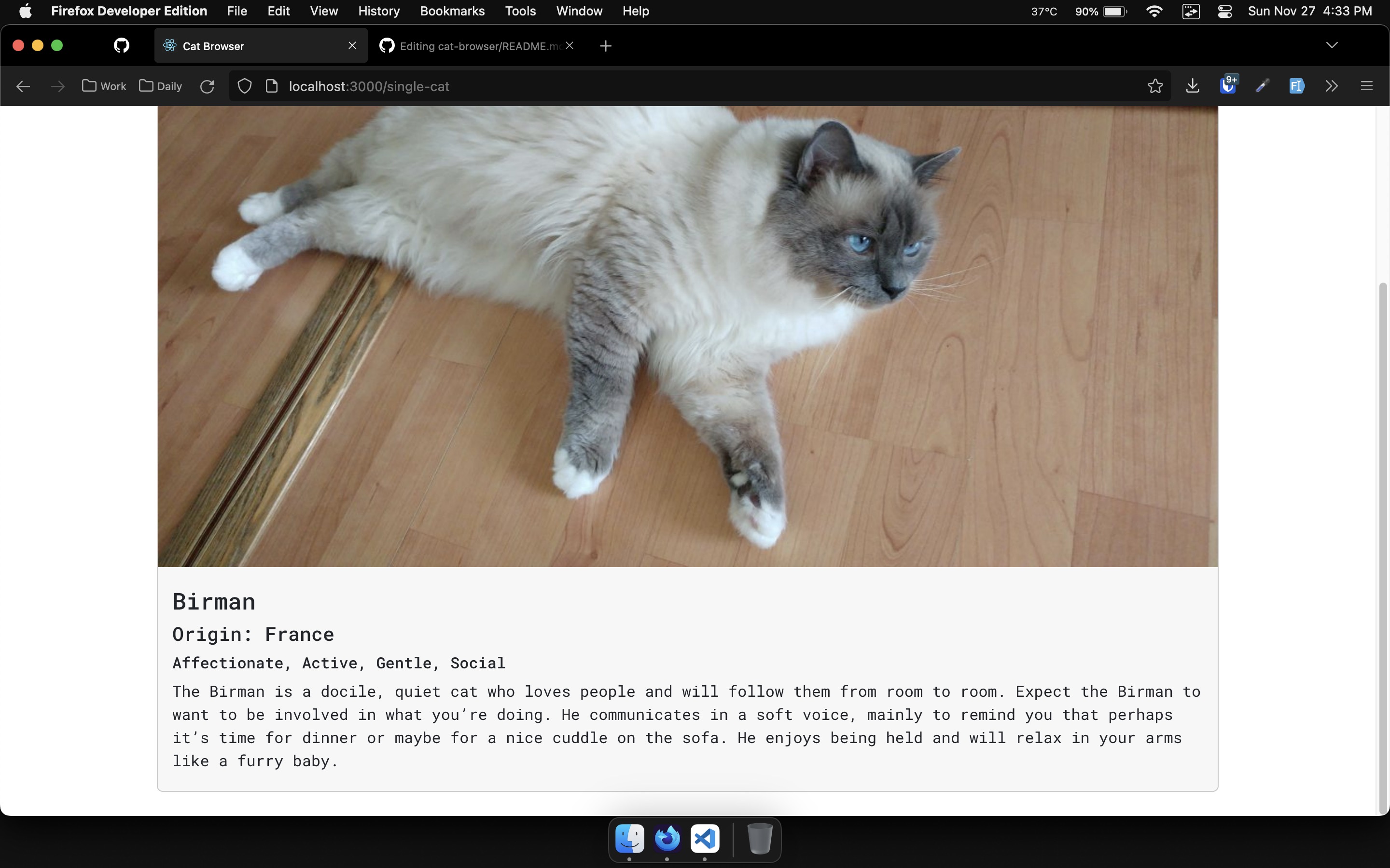 GitHub - ChristianPaoloDagdag/cat-browser