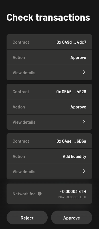 Add a way to see the full contract address on interact · Issue #963 · argentlabs/argent-x · GitHub
