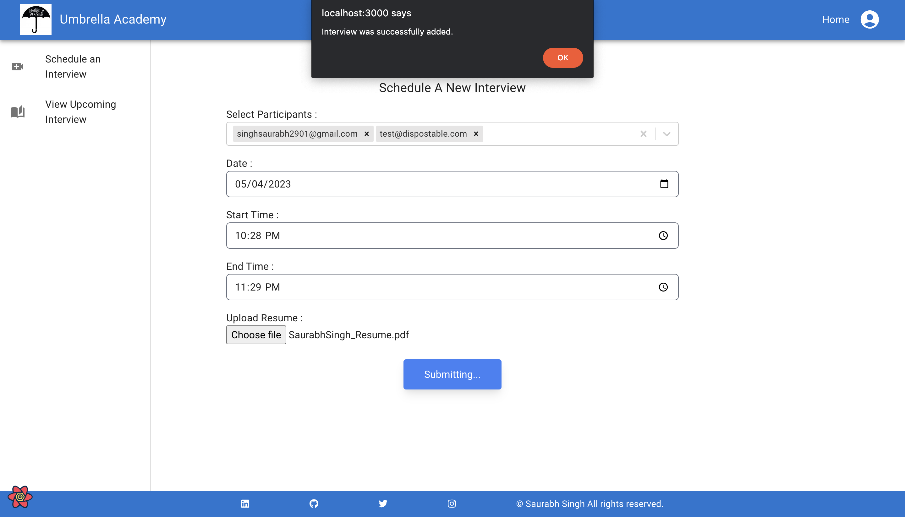 GitHub - saurabhh-svg/Interview-Portal: An interview creation page ...