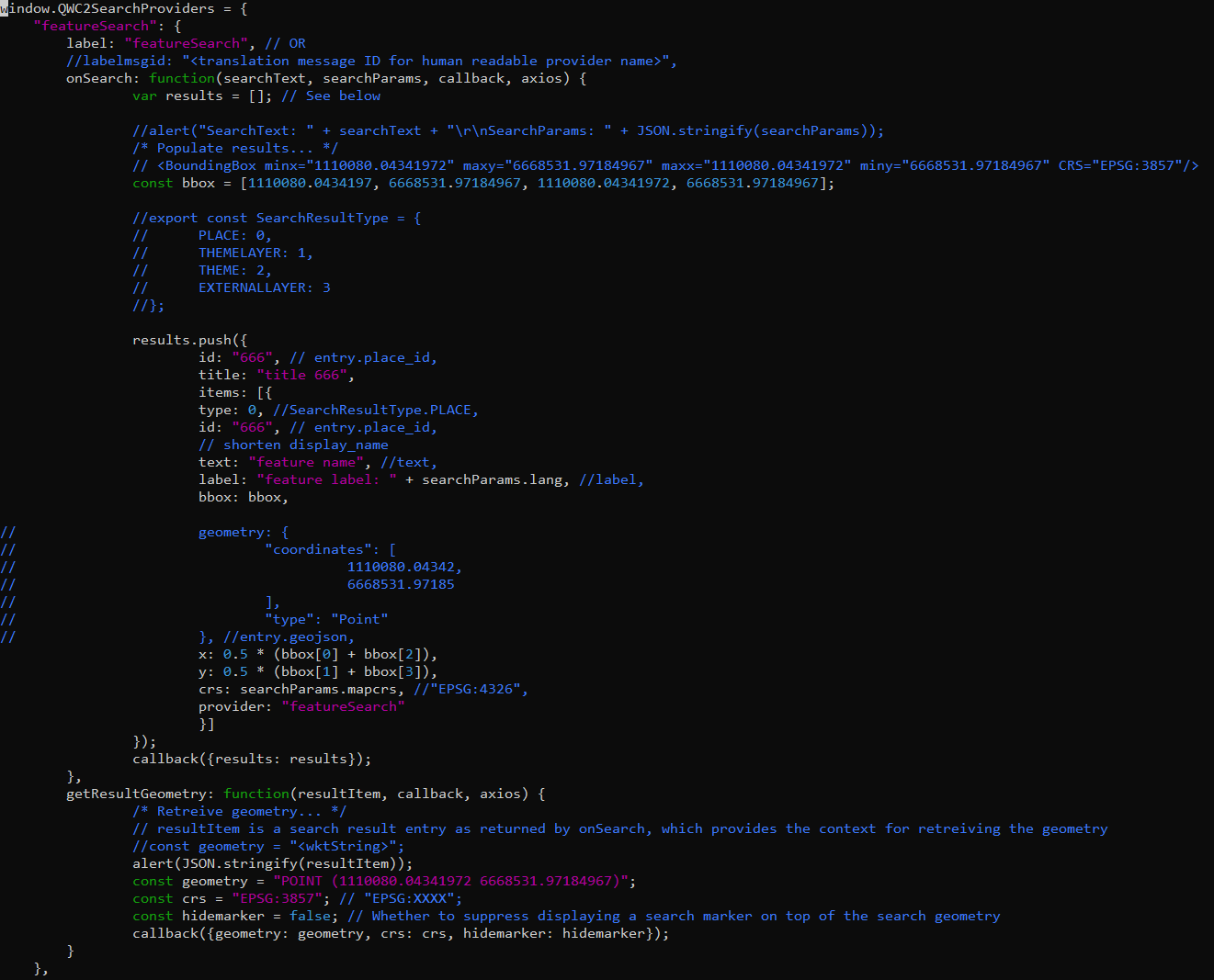 custom searchProvider does not navigate/zoom to feature · Issue #451 · qgis/qwc2-demo-app · GitHub