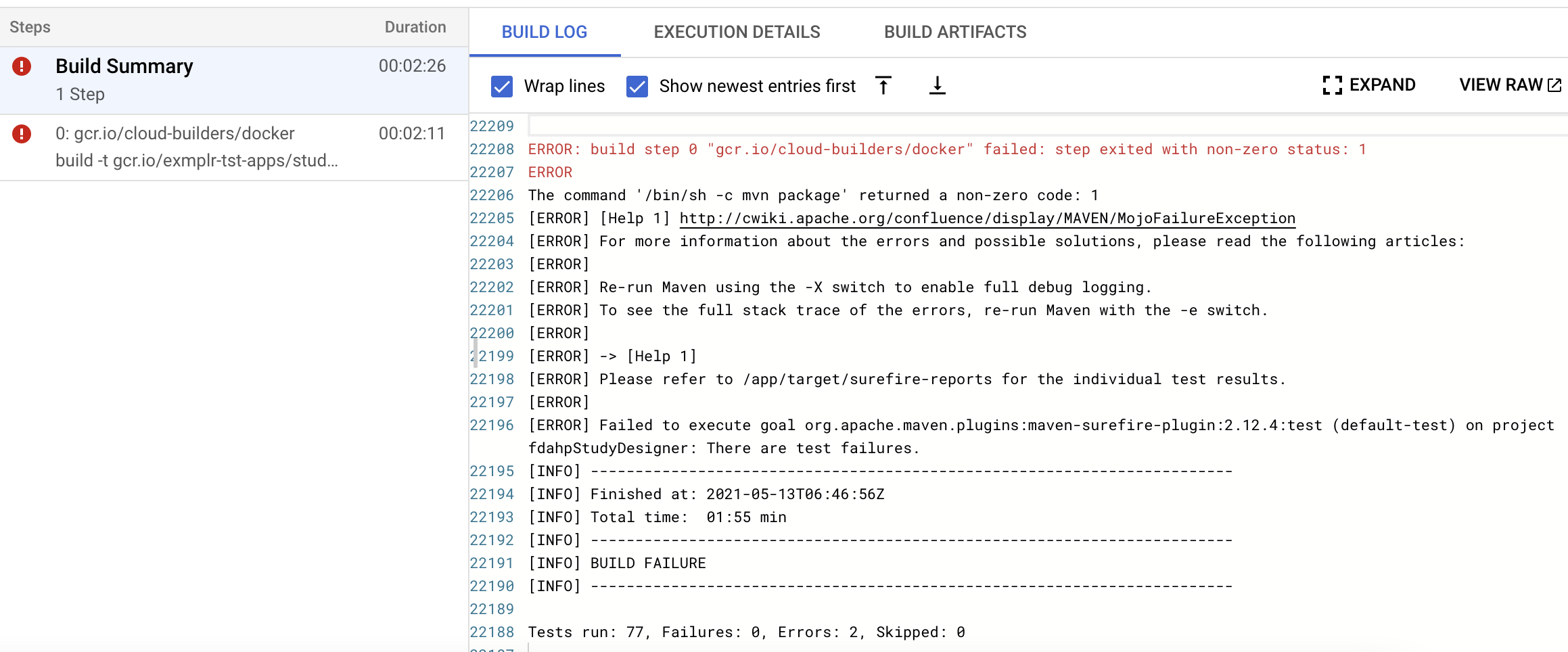 Study-builder fails to build in Cloud Build · Issue #3573 · GoogleCloudPlatform/fda-mystudies ...