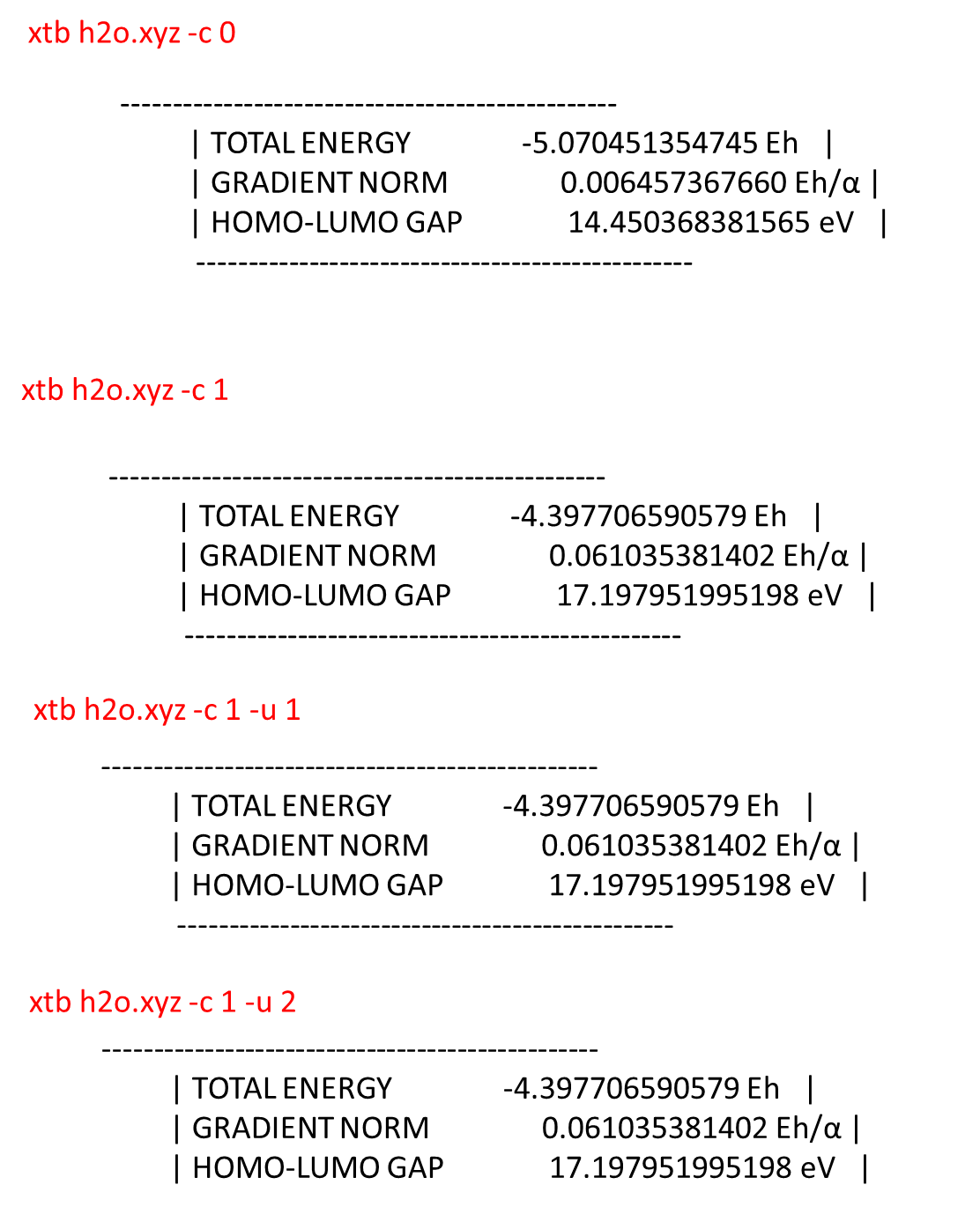 Charge and spin weights don't seem to work · Issue #641 · grimme-lab/xtb · GitHub