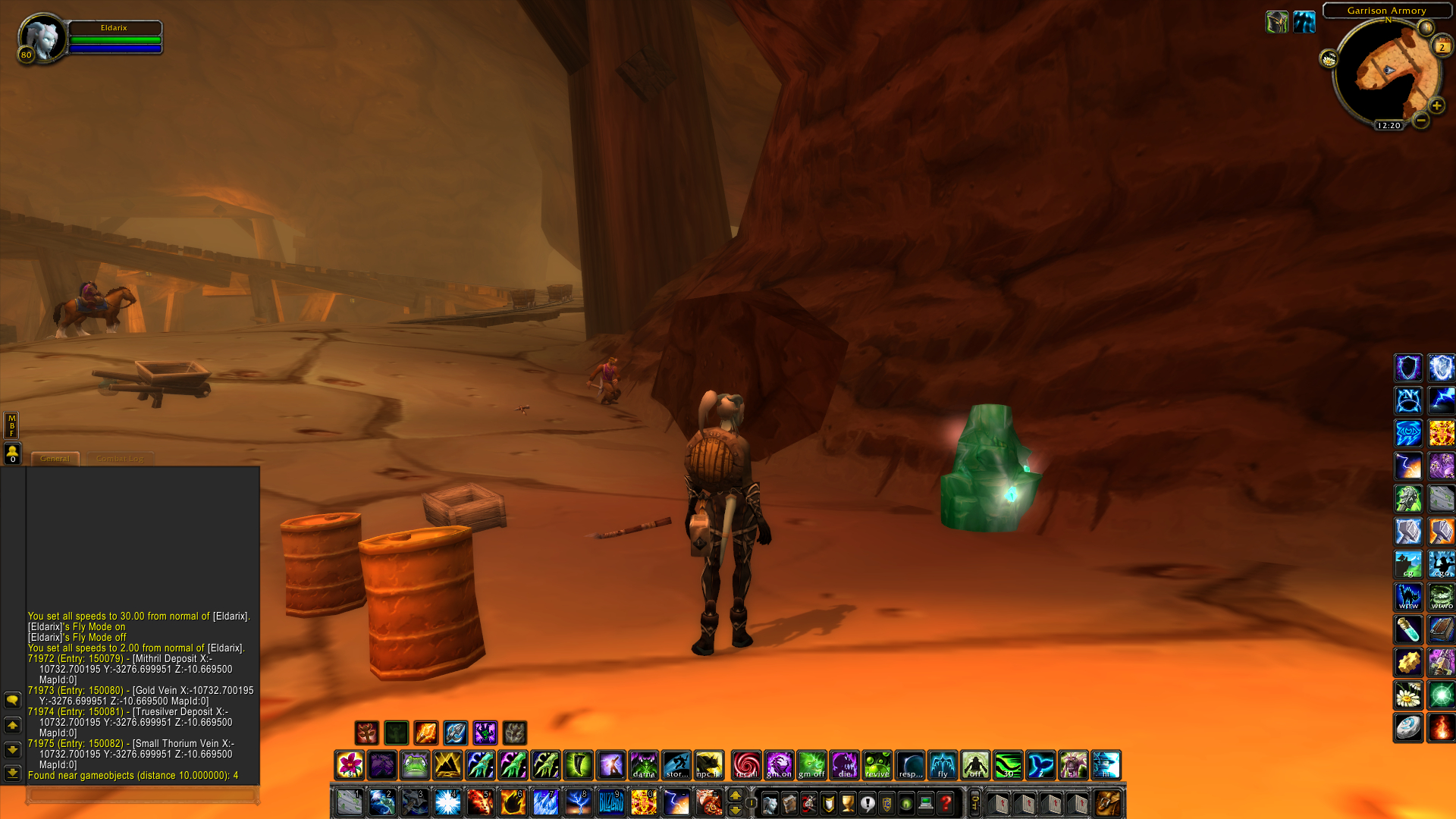 [Blasted Lands] Minable Thorium Node in Nethergarde Mine (Garrison ...