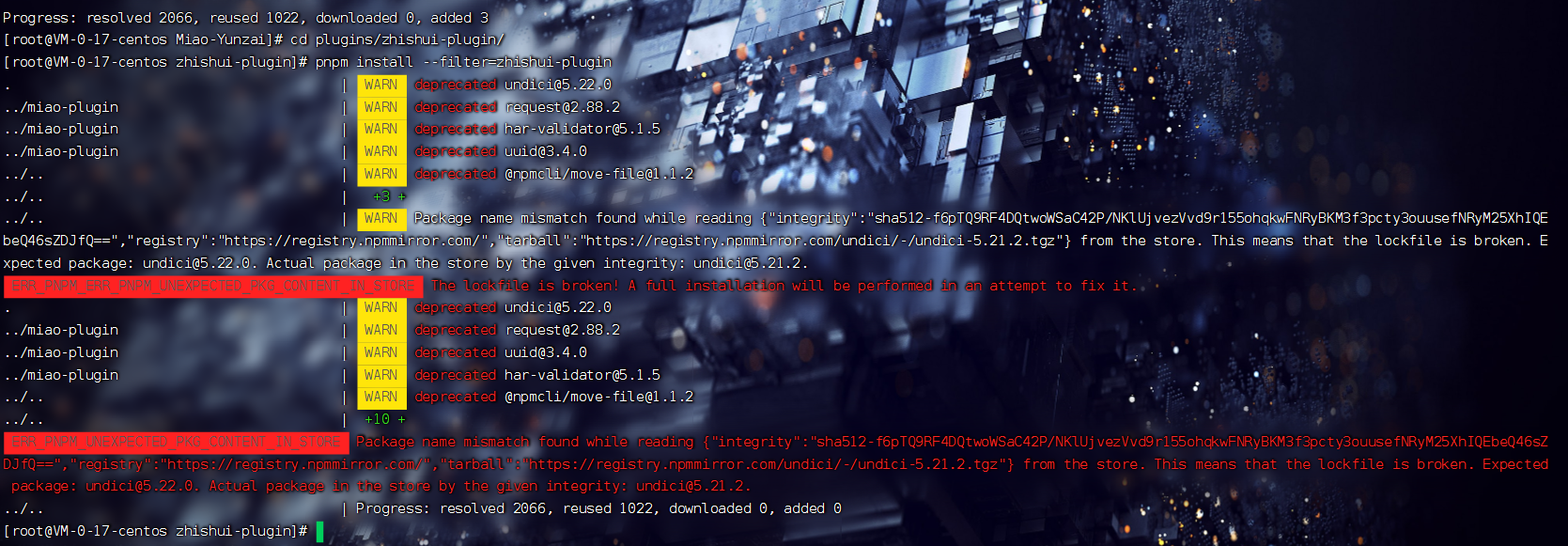 安装依赖问题 · Issue #104 · yoimiya-kokomi/Miao-Yunzai · GitHub