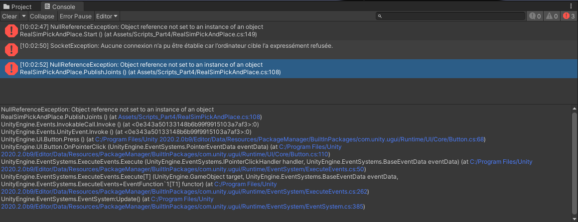Part4 : Setting up Niryo One · Issue #206 · Unity-Technologies/Unity-Robotics-Hub · GitHub