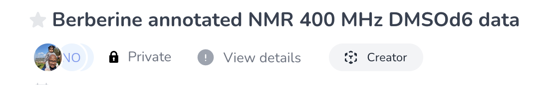 harmonize project and study view · Issue #652 · NFDI4Chem/nmrxiv · GitHub