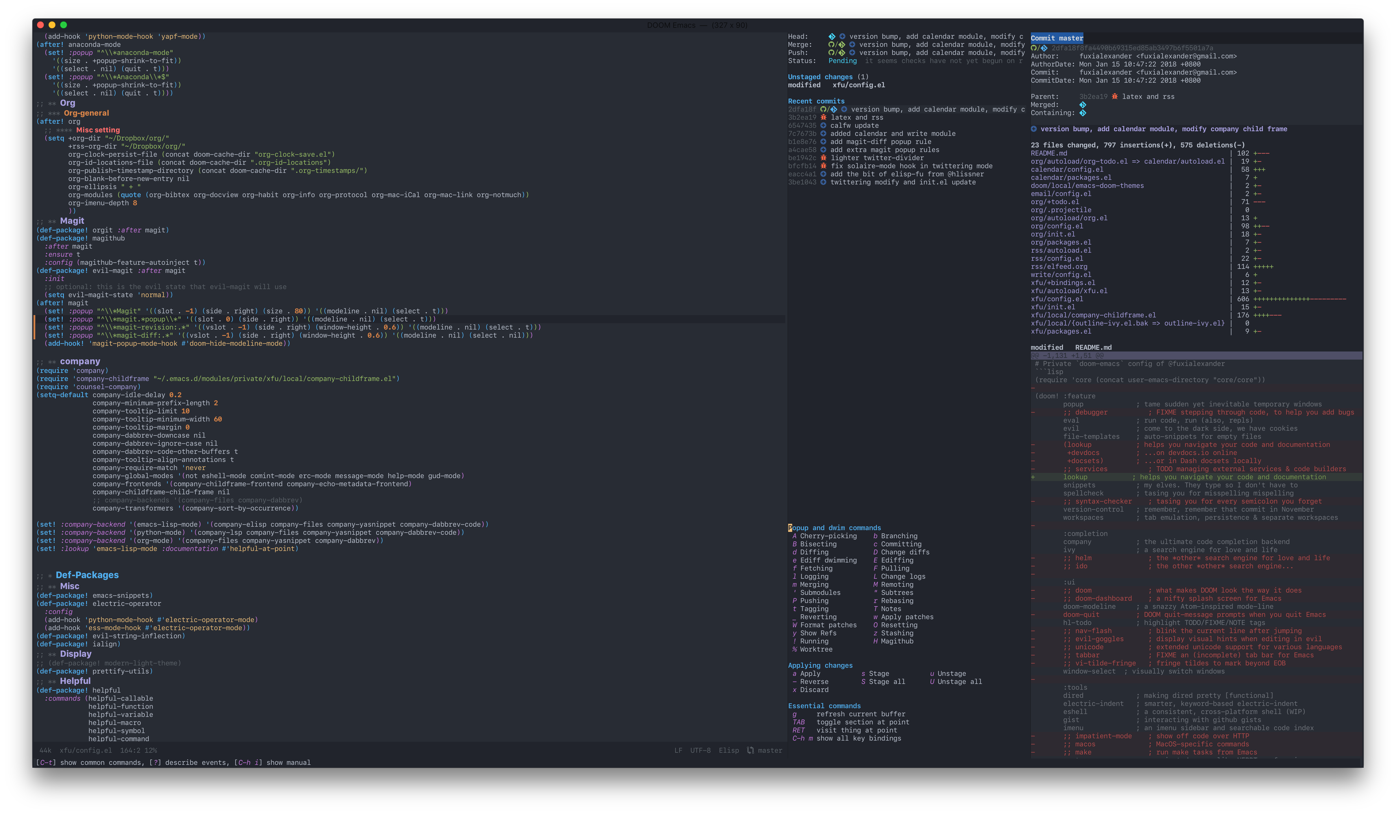 Are popups supposed to stack horizontally by default? · Issue #337 · doomemacs/doomemacs · GitHub